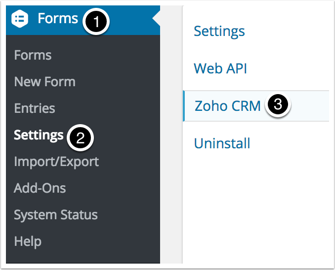 How to connect GA Connector with Zoho CRM add-on for Gravity Forms - GA Connector